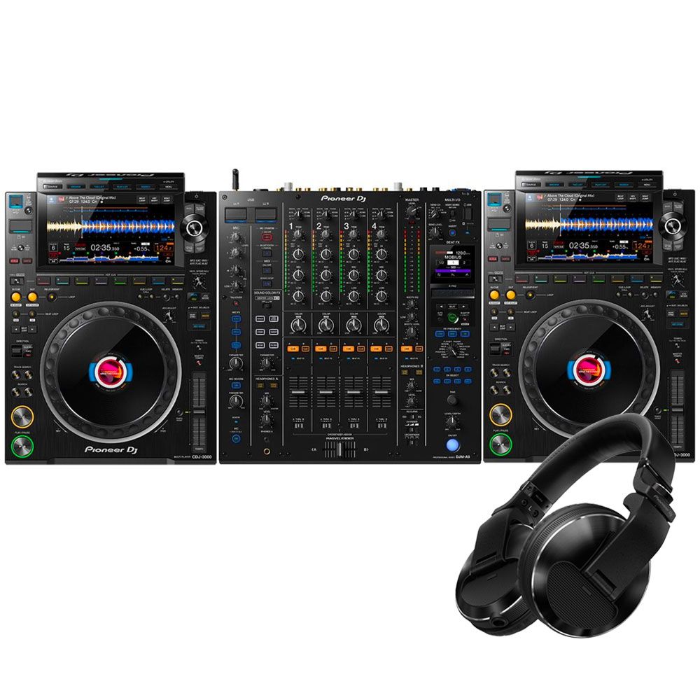 Pioneer DJ CDJ-3000 (Pair), DJM-A9 & HDJ-X10 | DJ Tech Direct