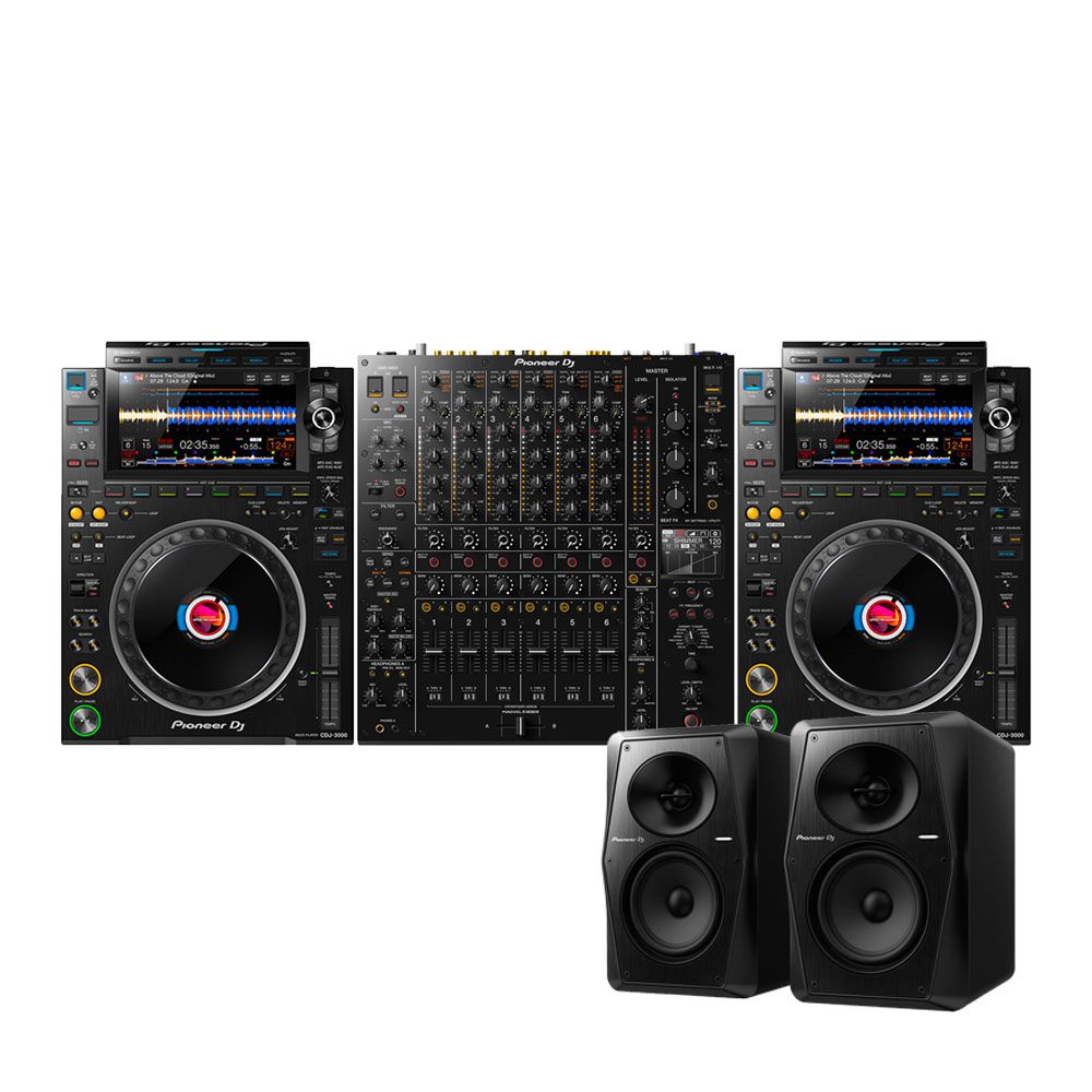 Pioneer DJ CDJ-3000 (Pair) & DJM-V10 & VM-50 (Pair) | DJ Tech Direct
